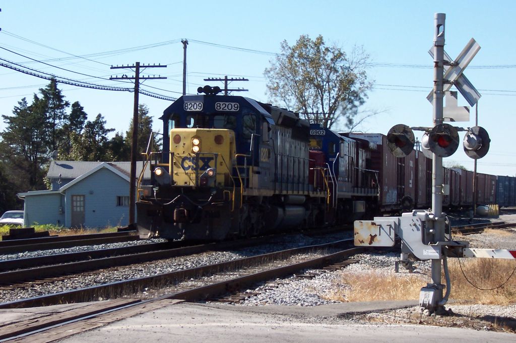 CSX 8209 Struggles on